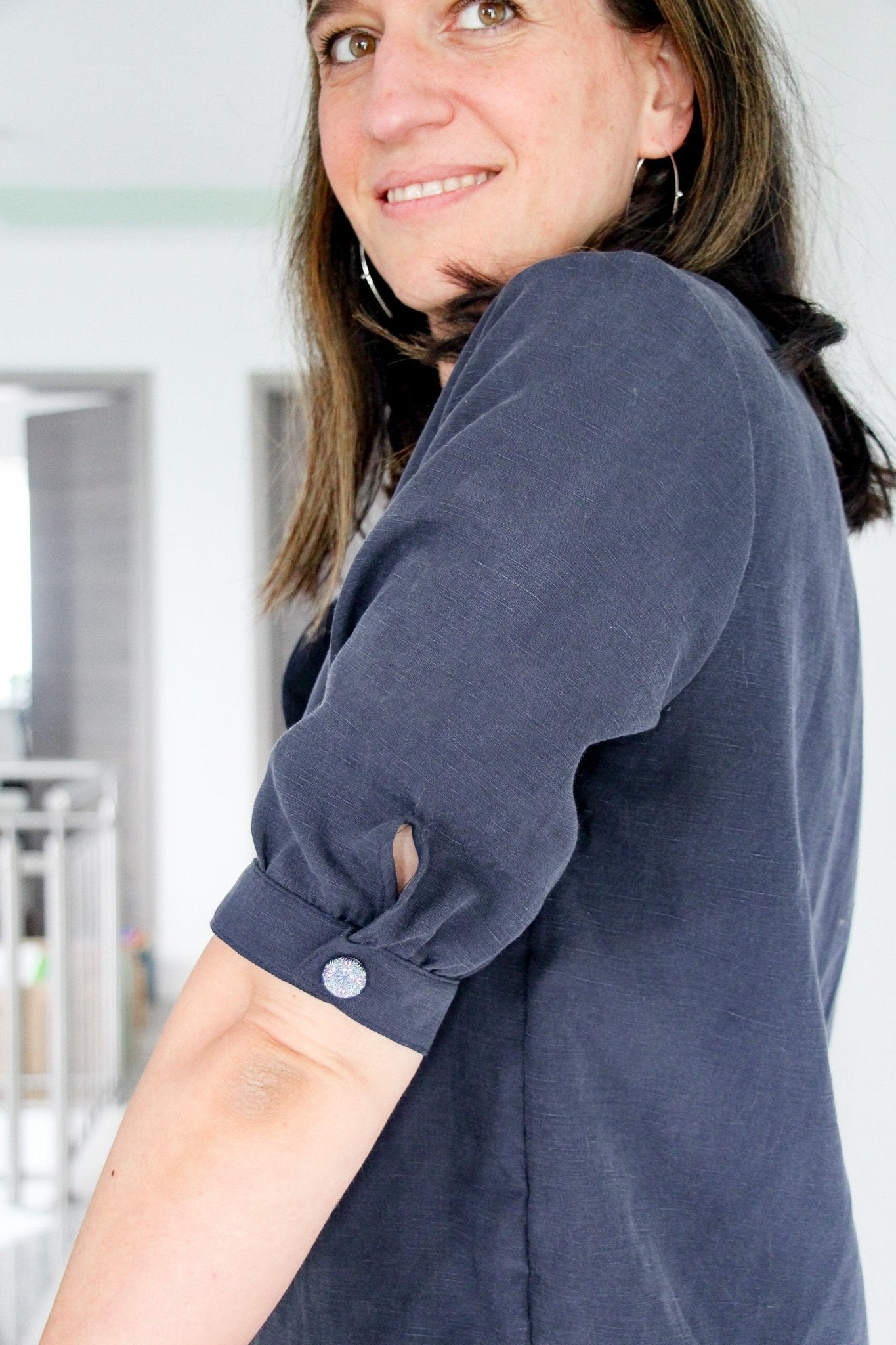 Luna - Schnittmuster Pullover mit Biesen – FinasIdeen